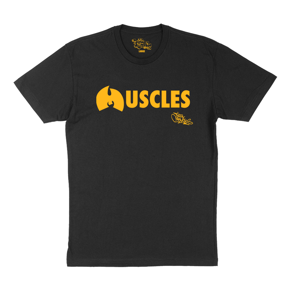 Muscles T Shirt Black and Yellow – Tical Athletics